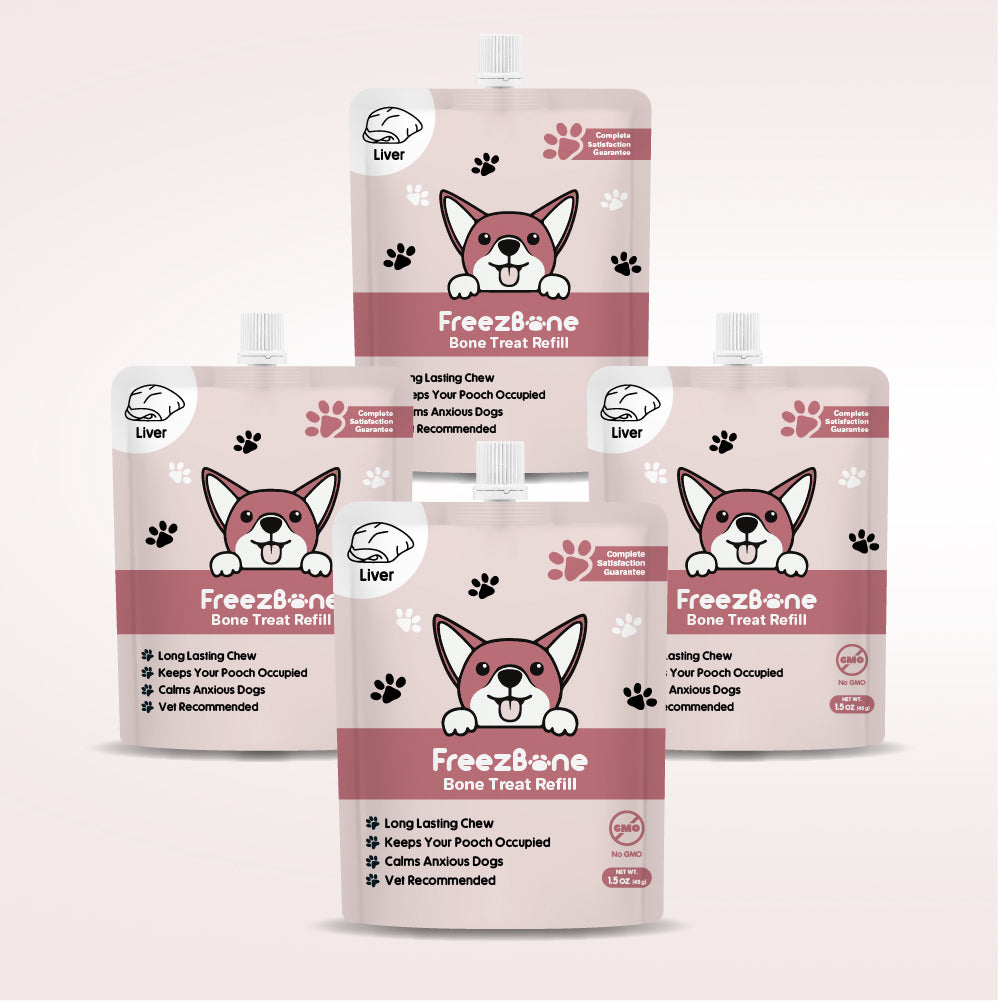 Refillable Bone Treats and Long Lasting Dog Chews - Freezbone